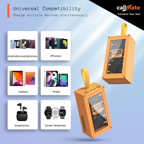 Callmate Ultrafuse Max 30000mAh Ultra High Capacity Power Bank, 23W ...