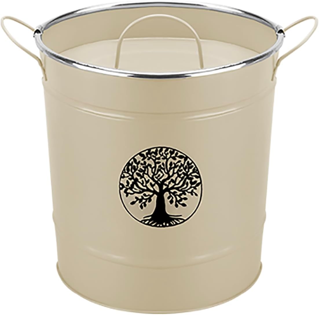 Tree of Life Indoor Kitchen Food Waste Compost Bucket with Lid ...