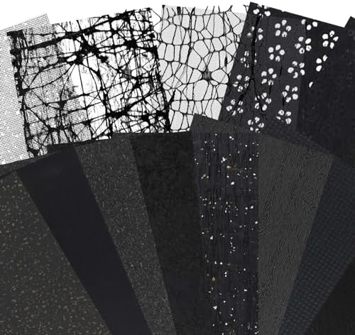 Amazon.com : PUIKSXER 15 Pieces Scrapbook Paper Textured Paper, A5 ...