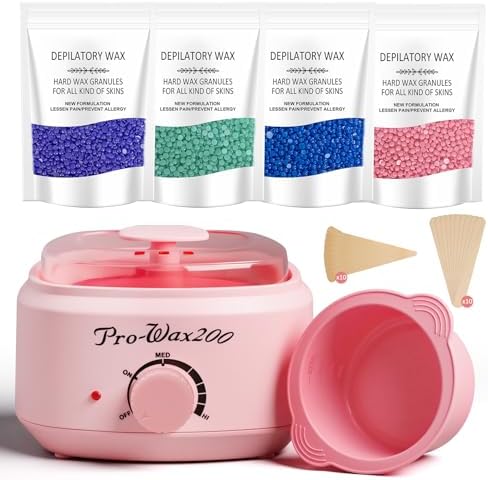 Amazon.com : Waxing Kit for Women & Men - Complete Hair Removal Wax Kit ...