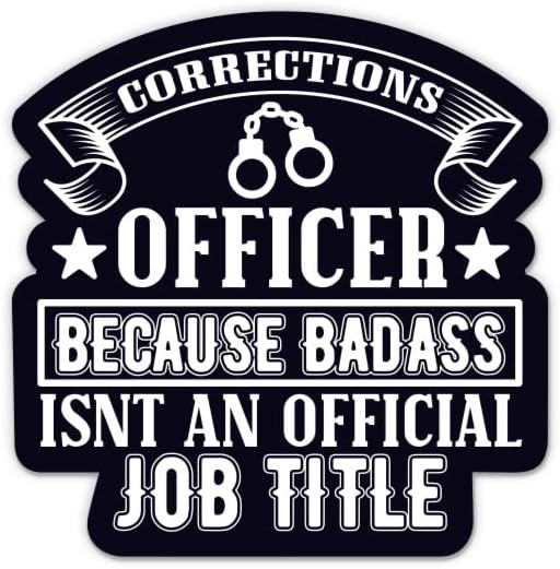 Amazon.com - Corrections Officer Stickers - 2 Pack of 3" Stickers ...