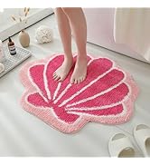 Amazon.com: YRXRUS Seashells Bathroom Rug, White Bathroom Rugs, Ocean ...