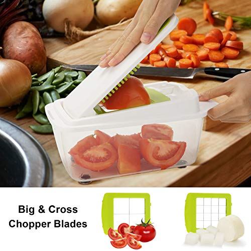 (45% OFF) 16-in-1 Vegetable-Fruit-Cheese Dicer, Includes Spiralizer ...
