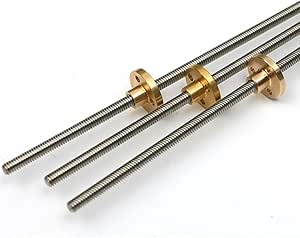 Amazon.com: ZJYSMH lead screw,linear motion lead screws, 1pcs T5 Lead ...