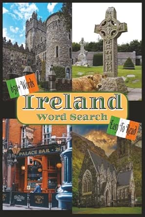 Ireland Word Search Puzzle Book | Easy To Read | 650+ Words: About ...