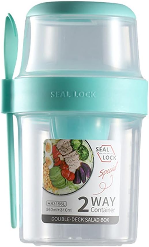 Amazon.com: BNCLSTG Salad Cup, Keep Fit Salad Meal Shaker Cup Fresh ...