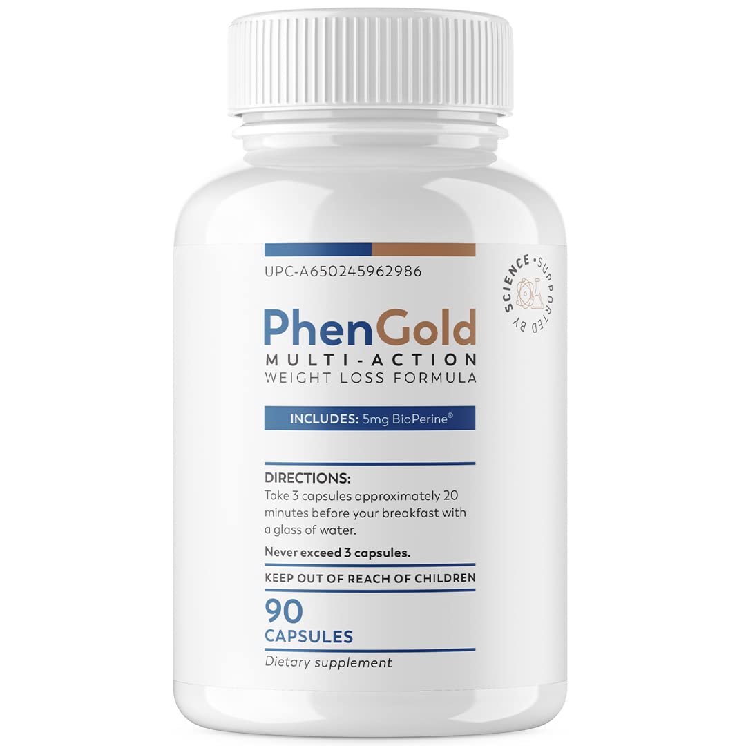 Buy PhenGold Pills, Original Multi-Action Formula with Green Tea ...