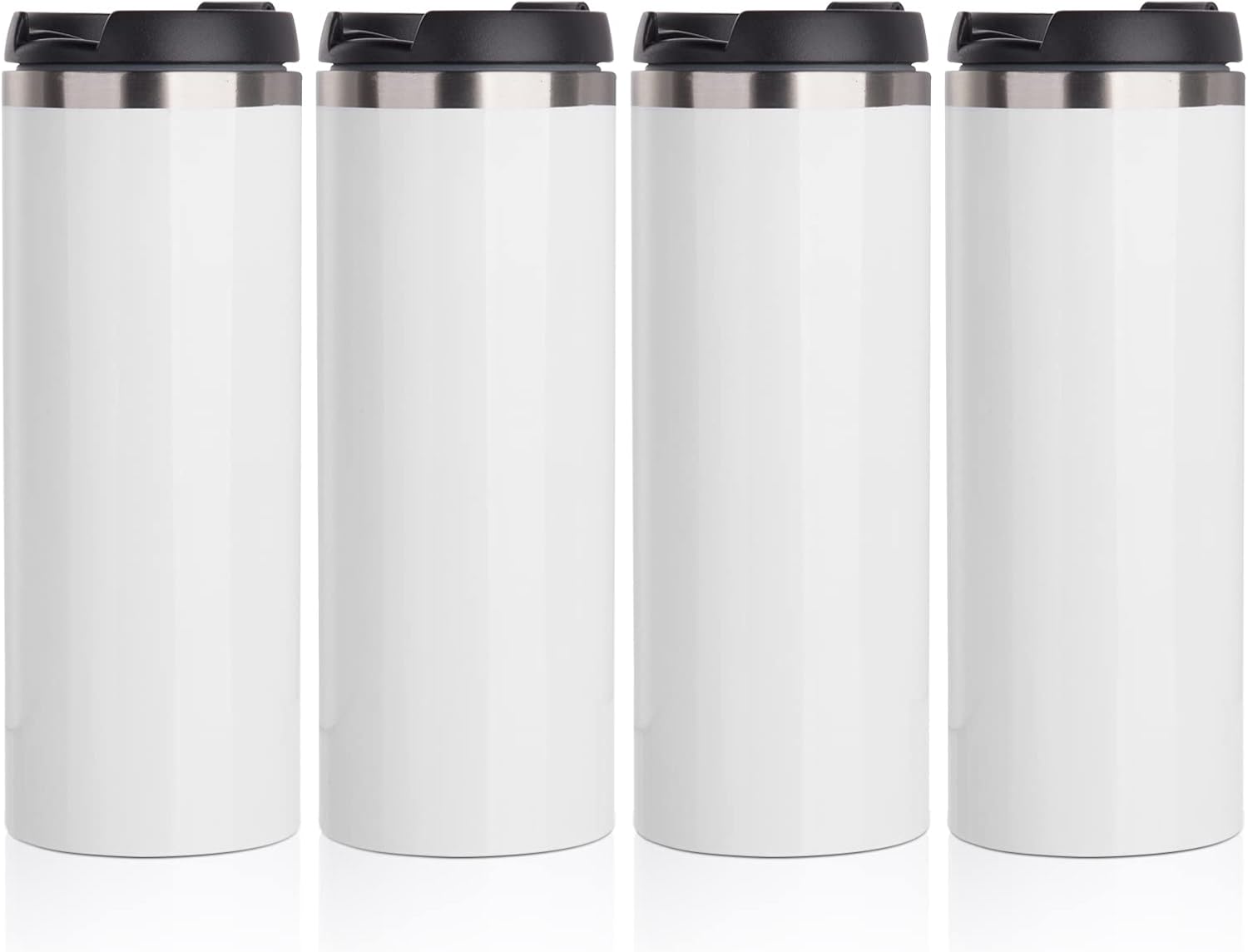 Amazon.com | PYD Life Sublimation Tumblers Water Bottles 14 OZ White ...