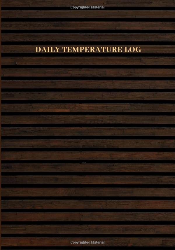 Daily Temperature Log Fridge Refrigerator Cooling Temperatures Chart ...