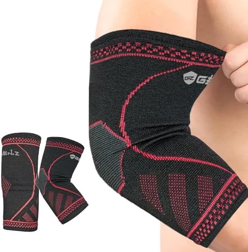 Buy GenZ Nylon Elbow Support For Gym Elbow Band For Pain Relief Tennis ...