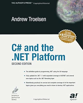 C# and the .NET Platform: Troelsen, Andrew: 9781430251620: Amazon.com ...