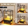 Amazon.com: LED Nightstand with Charging Station, 2024 Updated Night ...
