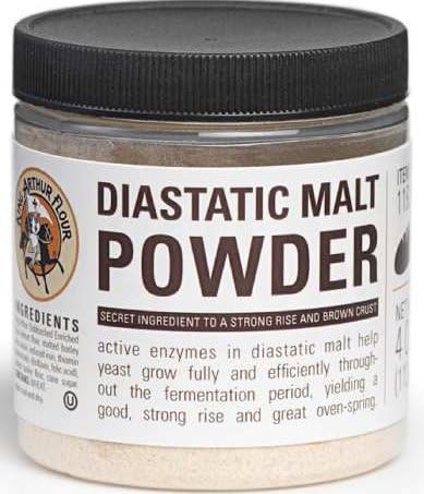 Amazon.com : Diastatic Malt Powder 4 oz by King Arthur Flour : Grocery ...