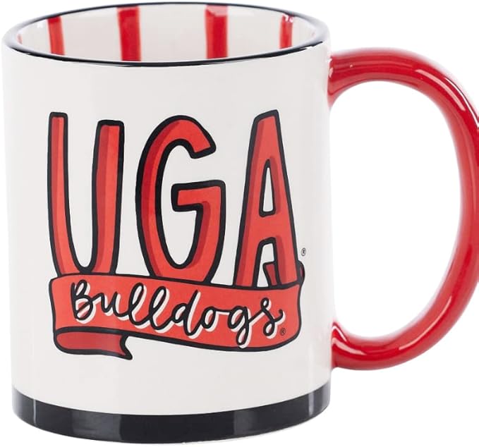 Amazon.com: Glory Haus Collegiate Jumbo Coffee or Soup Mugs, Hand ...