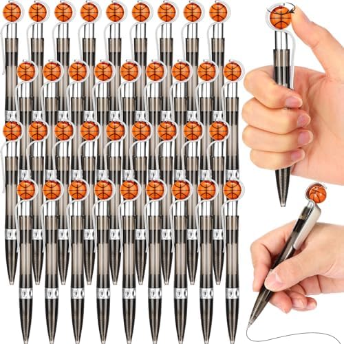 Amazon.com : Geyoga 40 Pcs Basketball Pen Sports Ballpoint Pens ...