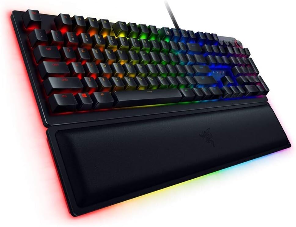 Amazon.com: Razer BlackWidow Elite Mechanical Gaming Keyboard: Green ...