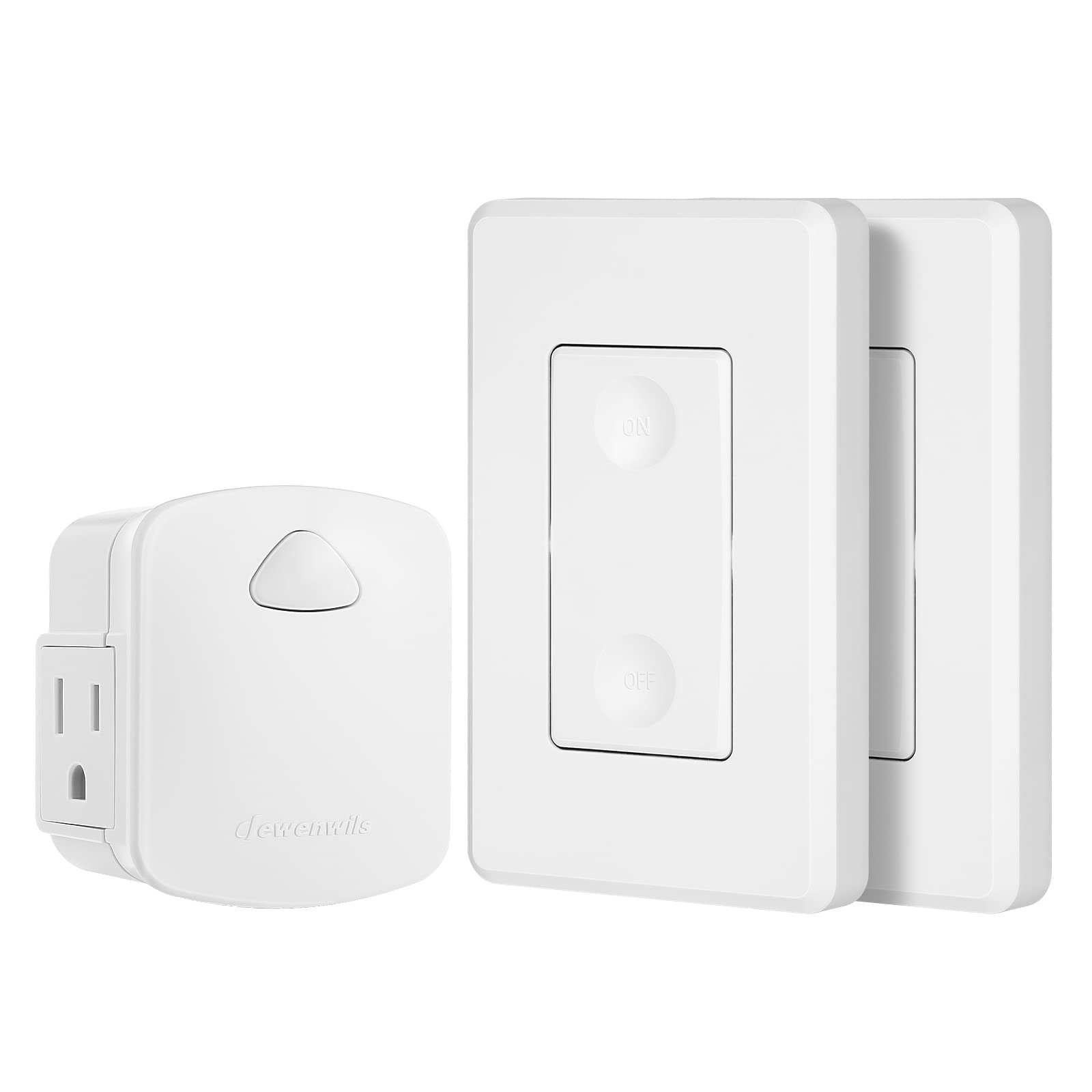 Snapklik.com : DEWENWILS Wireless Remote Wall Switch And Outlet, No ...