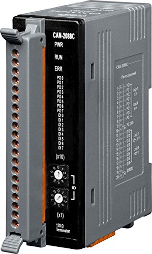 ICP DAS CAN-2088C CAN Bus Remote I/O Module with CANopen Protocol of 8 ...
