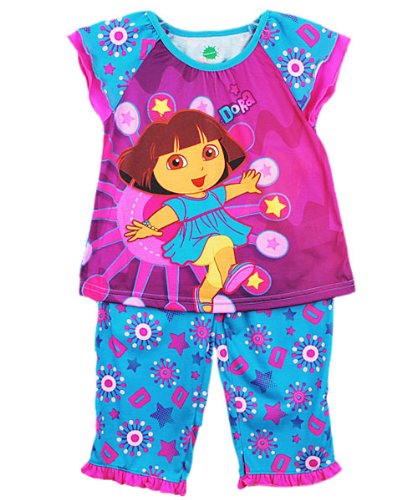 Buy Dora the Explorer Little Girls' Pj Set,Turquoise,3T at Amazon.in