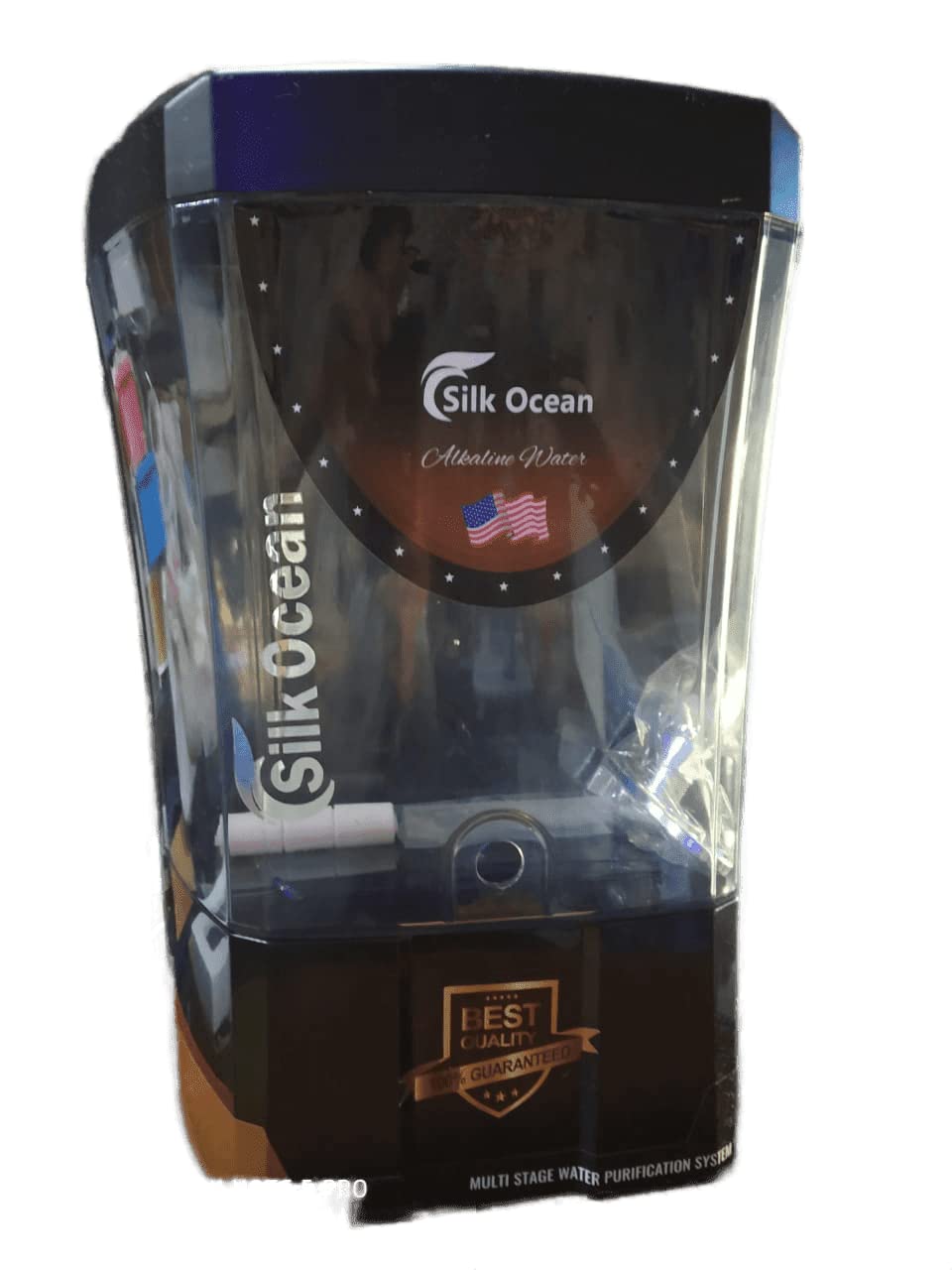 Silk Ocean Alkaline Series GOLD+ RO+UF Water Purifier, 10 Liter (Black ...