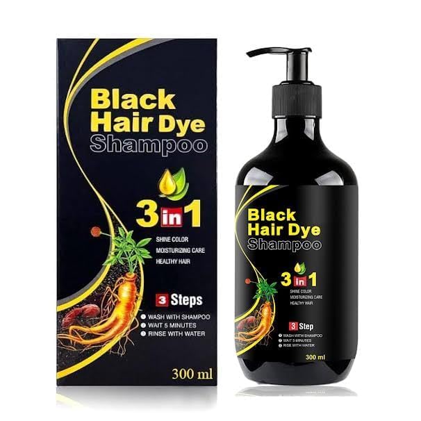 Buy AP Enterprise 3 in 1 original Hair Dye Instant Black Hair Shampoo ...