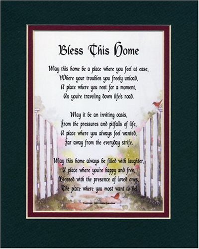 House Blessing Poem Bless This House Framed Print | Totally Irish