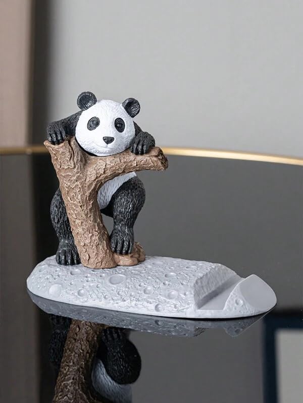 Buy Street27® Cute Panda Mobile Stand Showpiece for Home Décor Idols ...
