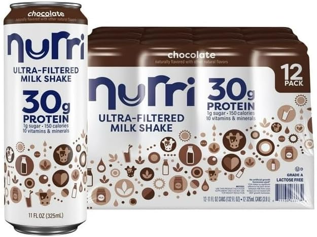 Amazon.com : Nurri 30g Protein Shake, Chocolate, 11 Fluid Ounce (Pack ...