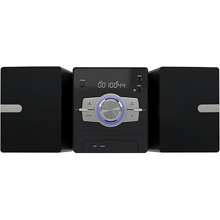 WISCENT Hi-Fi Compact Stereo Systems with Bluetooth, FM Radio,CD Player ...