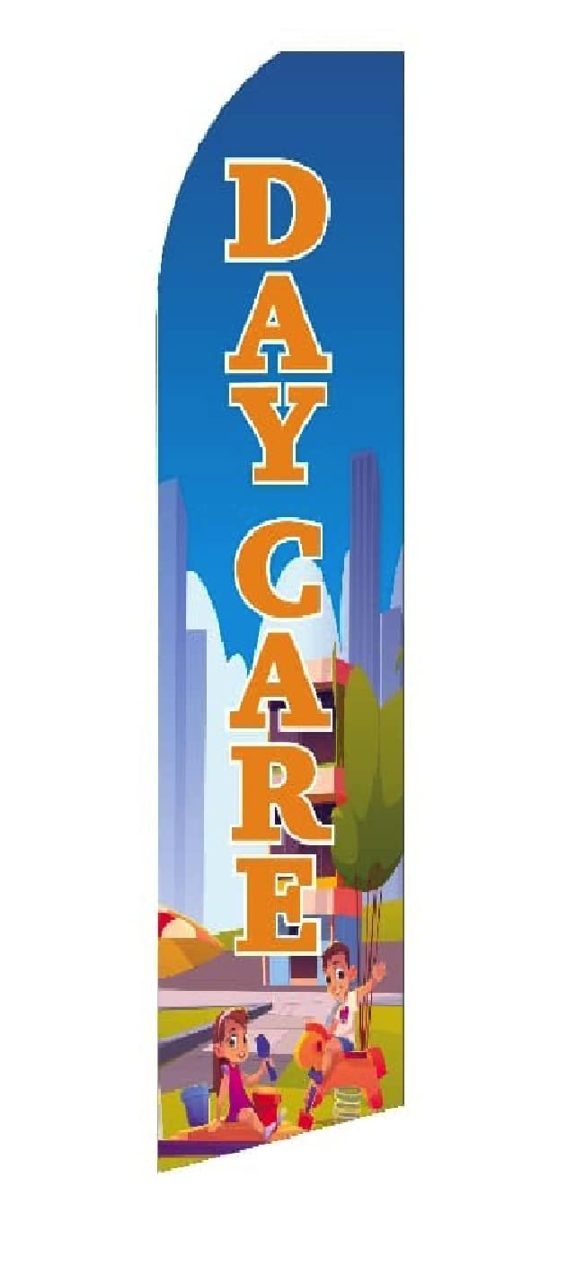 Amazon.com: OnPoint Wares Daycare Flag Only Yellow Lettering without ...
