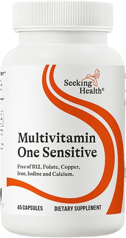 Evorina Seeking Health Multivitamin One Sensitive, Daily Vitamin ...
