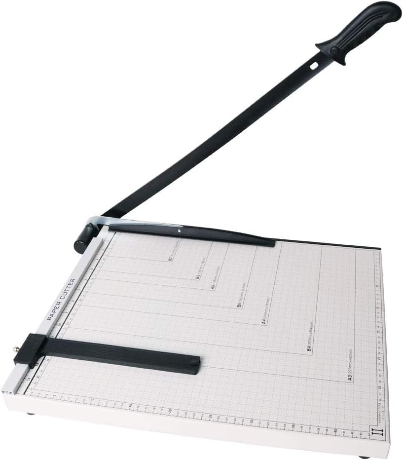 Guillotine Paper Cutter 18 inch Paper Slicer Trimmer for Classroom with ...