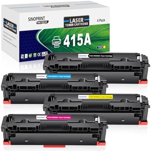 With Chip 415X 415A Compatible for HP 415X Toner Cartridge Multipack ...