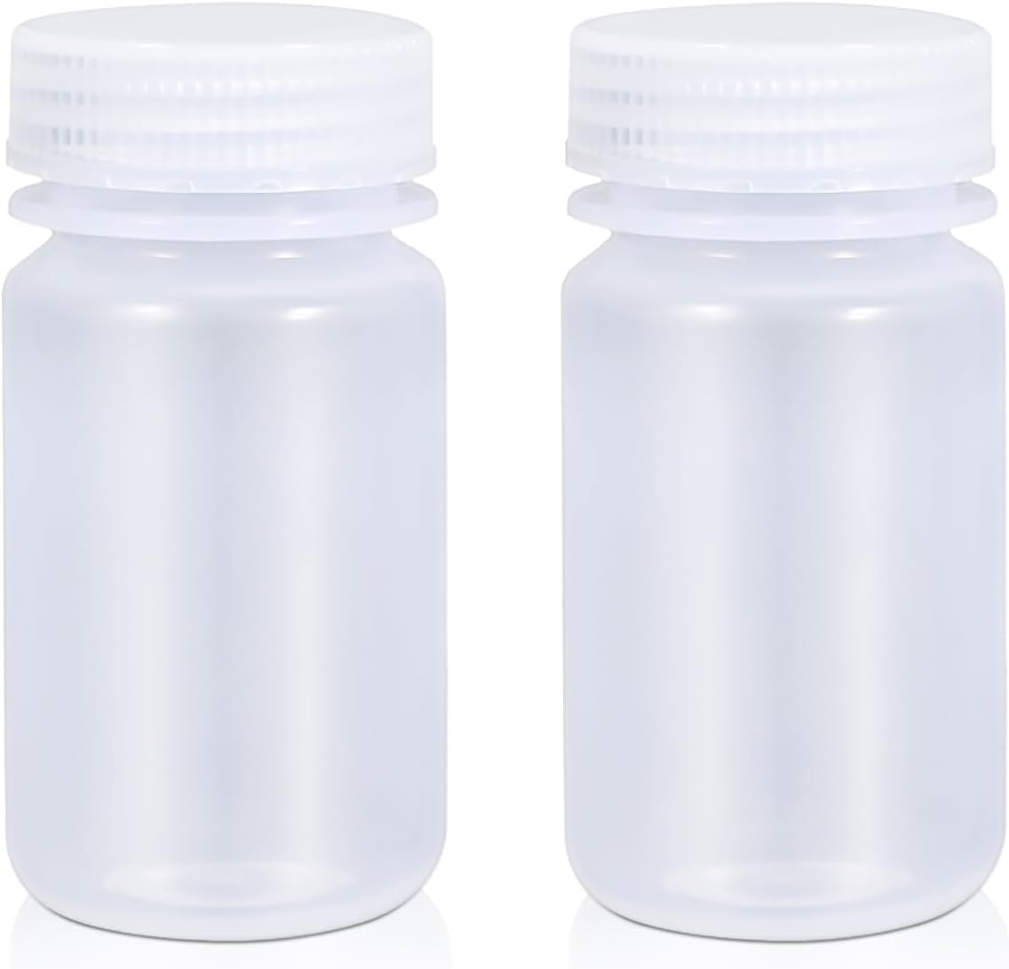 Amazon.com: UMETASS 4.2 oz Wide Mouth Lab Reagent Bottle, Clear PP ...