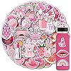 Amazon.com: 102 Pack Cute Preppy Stickers for Girls,Aesthetic Pink ...