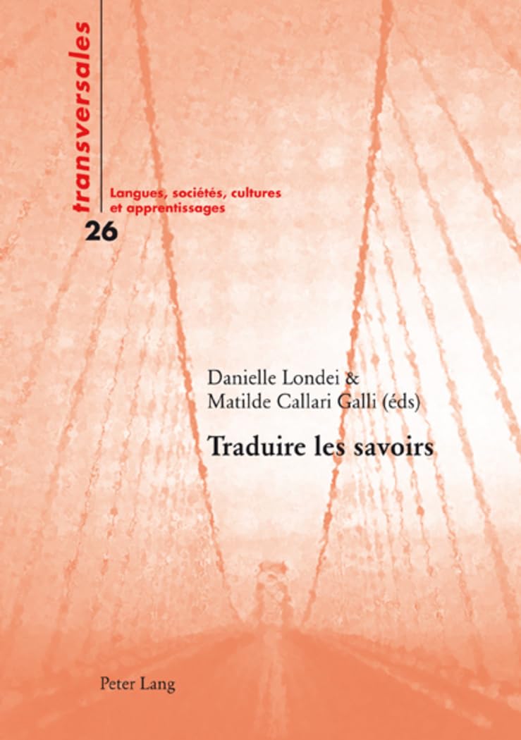 Amazon.com: Traduire les savoirs (Transversales) (French Edition ...