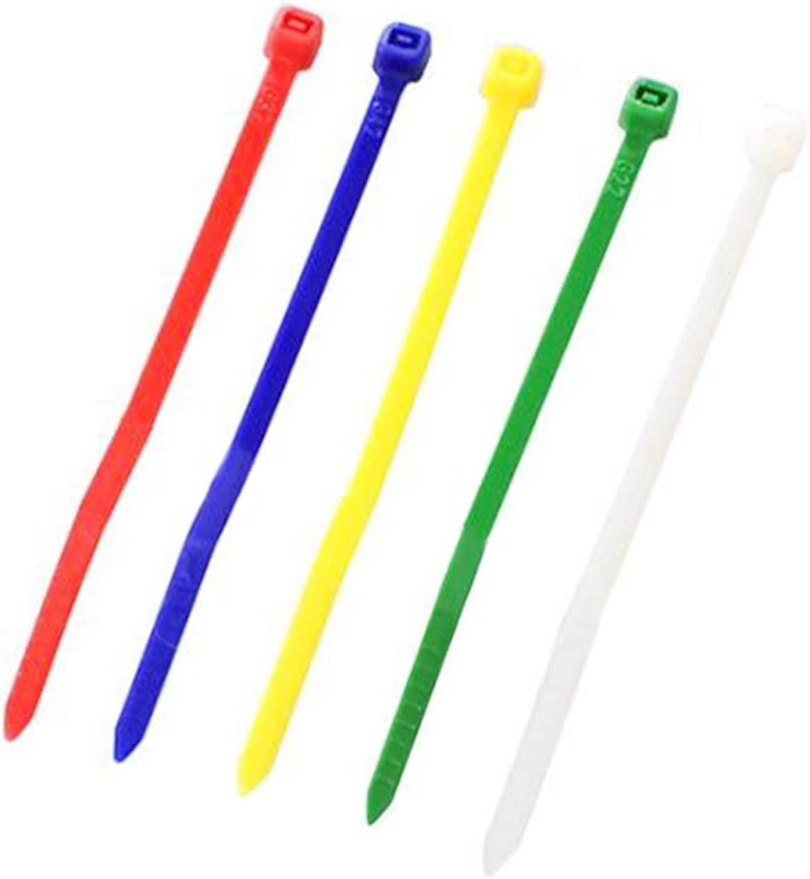 Amazon.com: Christmas Tree Cable Ties 4 Inch, Multi-color Cable Tie ...