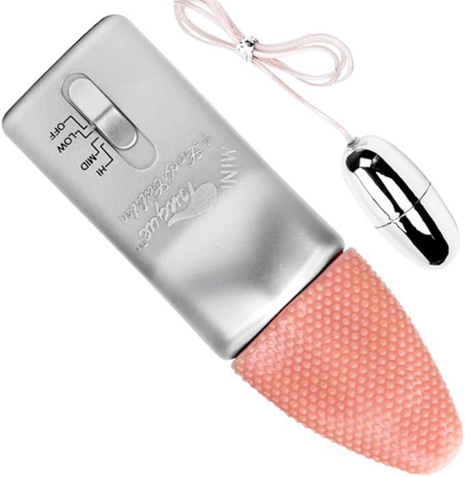 Vibrating Tongue & Bullet Set - Silent Sex Toy, Vibrator Adult Dildos ...