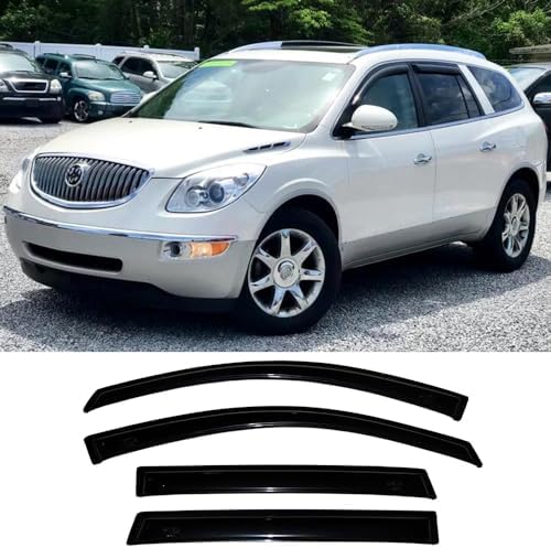 Amazon.com: STARTSHIP 94657 Side Window Wind Deflector,4pcs Outside ...