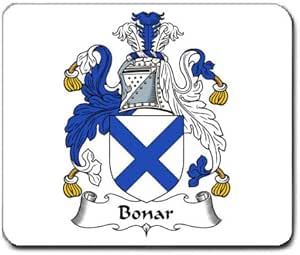 Amazon.com: Bonar Family Crest Coat of Arms Mouse Pad : Office Products