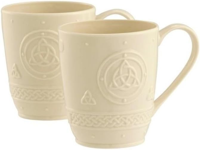 Amazon.com: Handmade Irish Coffee & Tea Mugs. Set of Two Hand-Thrown ...