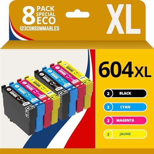 Coloran 604XL Compatible Cartouche pour Epson XP 2200 pour Epson 604 XL ...