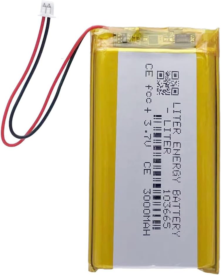 Amazon.com: 3.7V 103665 3000mAh Lithium Polymer ion Battery ...