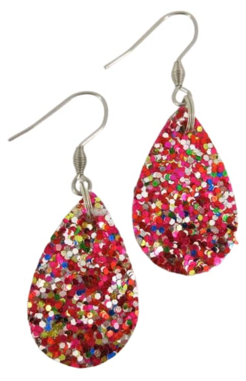 Amazon.com: Summerfield Collection Multicolor Glitter Faux Leather ...