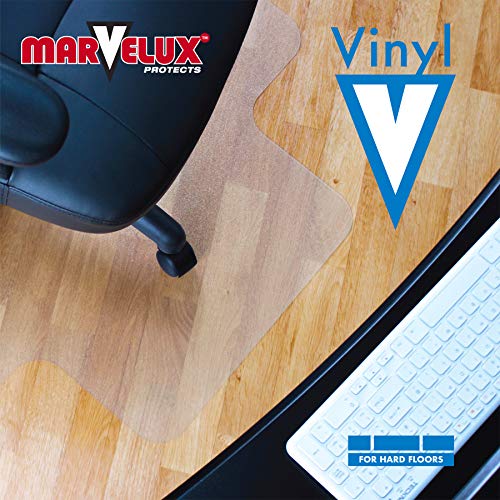 Snapklik.com : Marvelux Vinyl (PVC) Office Chair Mat For Hardwood ...