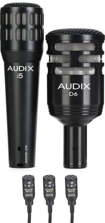 Snapklik.com : AUDIX DP5MICRO Drum Mic Bundle Professional 5-Piece Kit