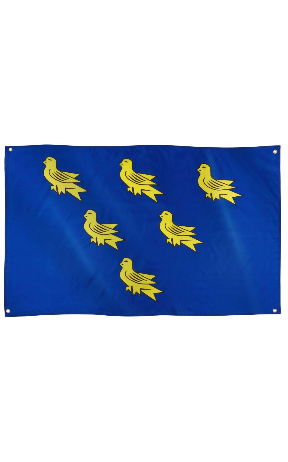 Runesol Sussex Flag, 91x152cm, 3ft x 5ft, 4 Grommets, Eyelet In Every ...