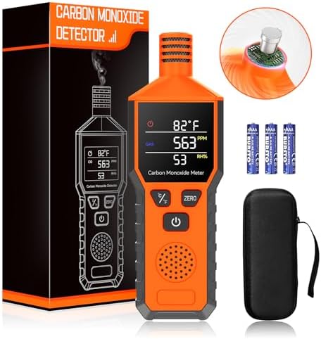 Carbon Monoxide Detectors, Portable CO Detector Battery Powered ...