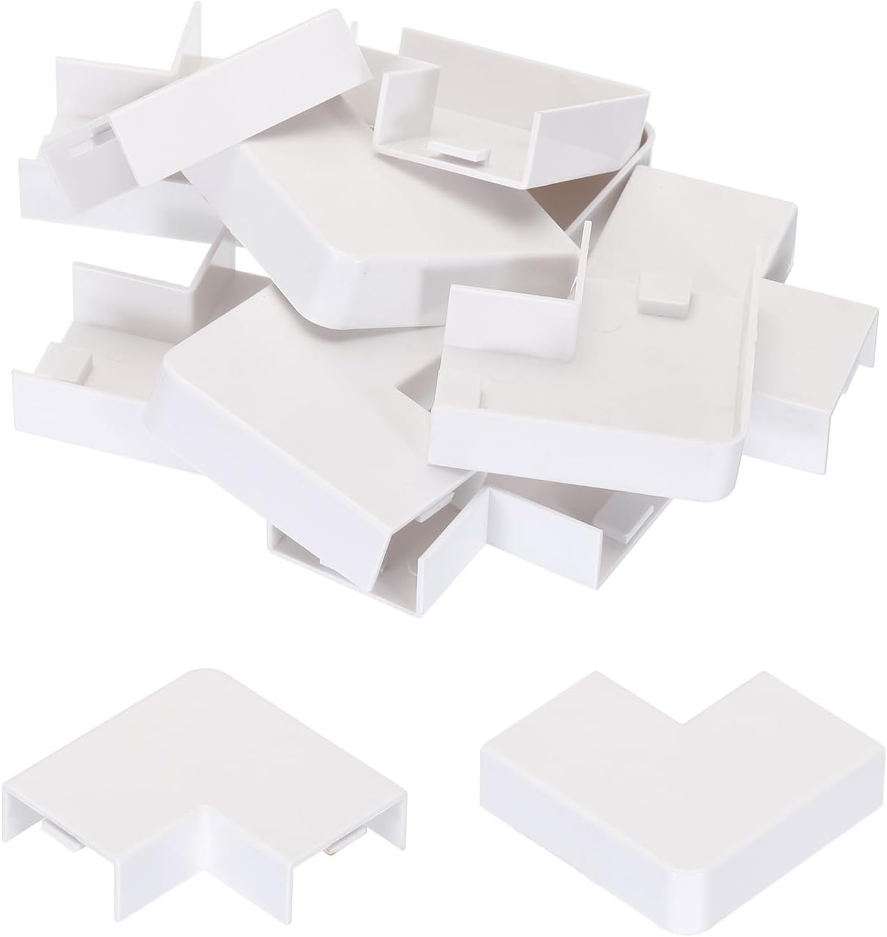 sourcing map 10pcs Cable Raceway L Connector 90 Degree Right Angle ...