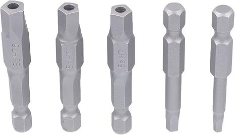 5pcs Magnetic Pentagon Head Screwdriver Bits Set 1/4 Inch Hex Shank ...